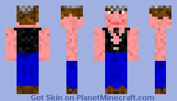 Brian Johnson form AC/DC Minecraft Skin