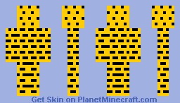 Bricky Holy Guy Yellow Minecraft Skin