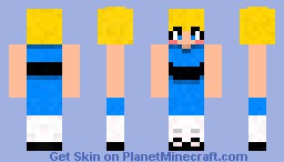 Bubbles Powerpuff Girls Minecraft Skin
