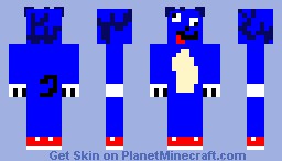Bunnyfrog's Derpy Sonic the Hedgehog Minecraft Skin