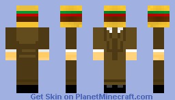 Burger Man Minecraft Skin