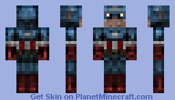 Captain America Minecraft Skin
