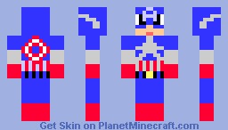 Captain America Minecraft Skin