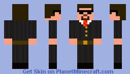 CIA agent Minecraft Skin