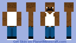 CJ From GTA San Andreas Minecraft Skin