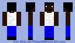 CJ - Carl Johnson Minecraft Skin