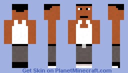 Carl Johnson - GTA: SA Minecraft Skin