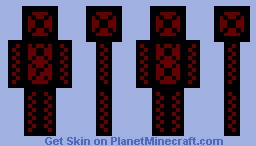 Red Cage Man Minecraft Skin