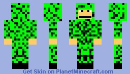 Camo Soldier Minecraft Skin