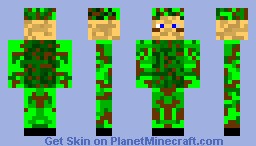 Camouflage Dude Minecraft Skin