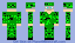 Camouflaged sniper Minecraft Skin