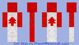Canada Flag Guy Minecraft Skin