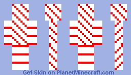 Candy Cane Man Minecraft Skin