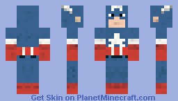 Captain America Minecraft Skin