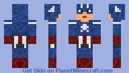 Captain America Minecraft Skin