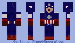 Captain America Minecraft Skin