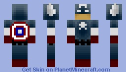 Captain America Minecraft Skin