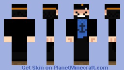 Captain Haddock - the adventures of Tintin Minecraft Skin
