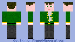 Green Coat Gentleman Minecraft Skin