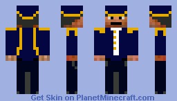 Captain that Survived Minecraft Skin