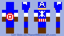 New Captin America Minecraft Skin