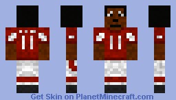 Arizona Cardinals Player Minecraft Skin
