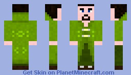 Alliance: Green Robed Man Minecraft Skin