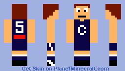 Adelaide Crows Minecraft Skin