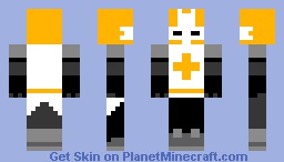 Fire Castle Crasher Minecraft Skin