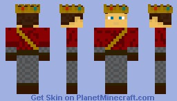 Castle King (Medival Skin series) Minecraft Skin