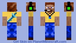 Casual Gamer Steve Minecraft Skin