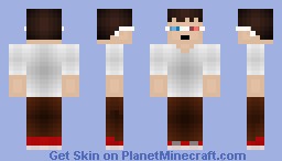 Casual Guy with 3-D Glasses! -- Re-Upload Minecraft Skin