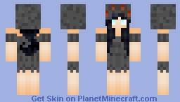 CREEPER - Cave Spider Girl Minecraft Skin