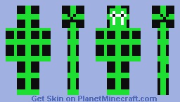 Line and Green Minecraft Skin
