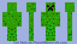 Angel creeper (better in 3D) Minecraft Skin