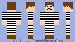 sad prisoner Minecraft Skin