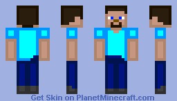 Simple Steve Minecraft Skin