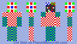 Checker-man Minecraft Skin
