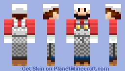 Chef Mario Minecraft Skin