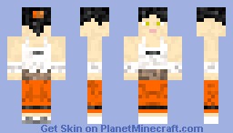 Chell-Portal 2 Minecraft Skin