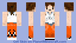 Chell Minecraft Skin