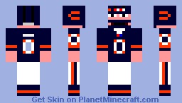Chicago Bears American Football player Minecraft Skin
