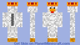 The Chicken King Minecraft Skin
