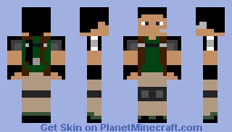 Chris Redfield Minecraft Skin