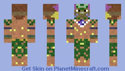 Jungle Man Minecraft Skin