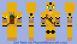 golden knight / warrior Minecraft Skin