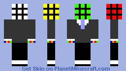 Classy Cube [LOOKS better in 3D !!!] Minecraft Skin