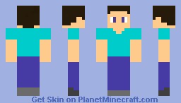 Clean Steve Minecraft Skin