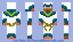 Cleric (Blue and Gold) Minecraft Skin