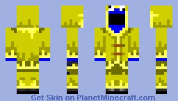 Cloak Mage Cookie Monster (Yellow) Minecraft Skin